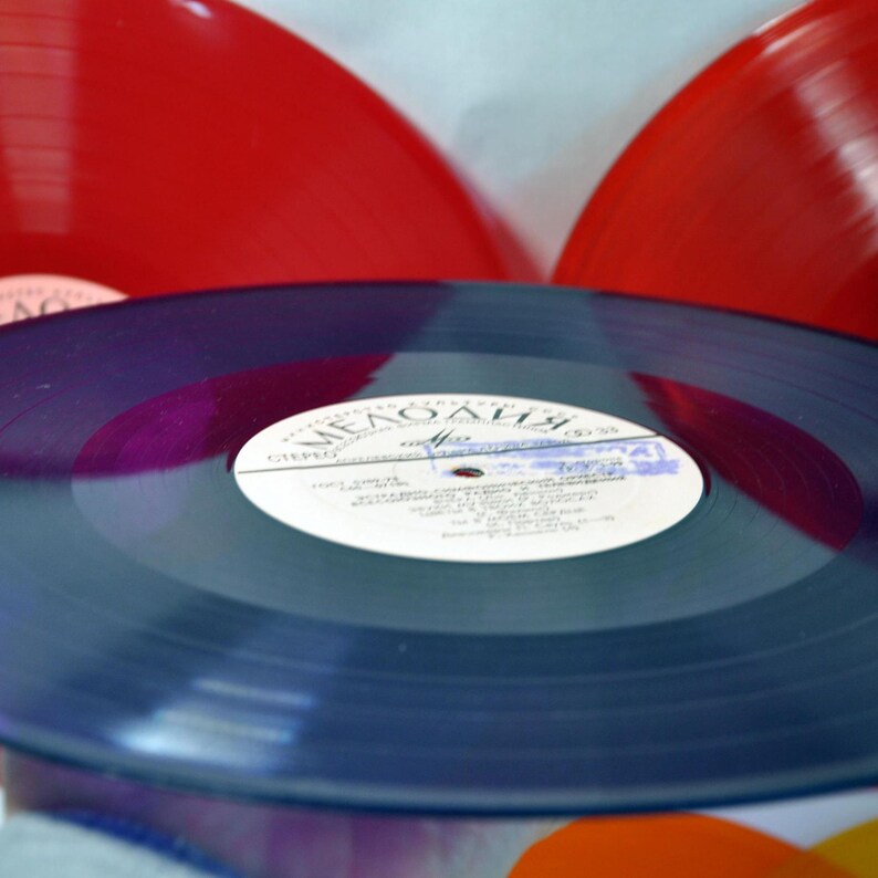Colorful Vinyl Record: 12" Craft & Wall Decor - Etsy