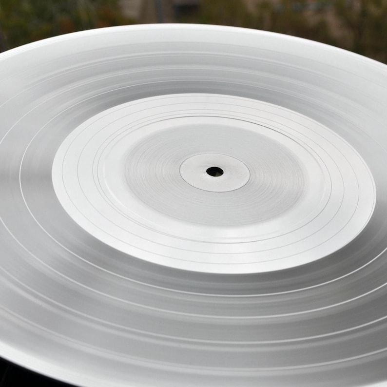 Silver Vinyl Record: 12" Blank LP for DIY Crafts & Wall Decor - Etsy