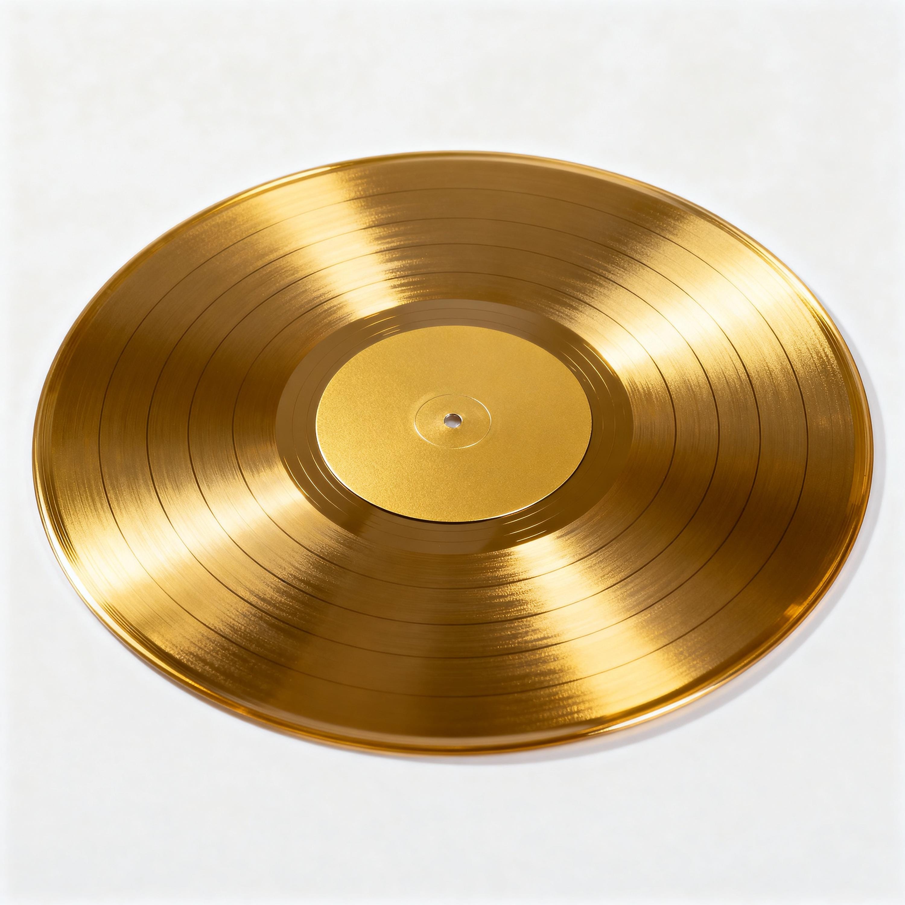 Blank Gold Vinyl Record: 12" DIY Craft & Wall Decor - Etsy
