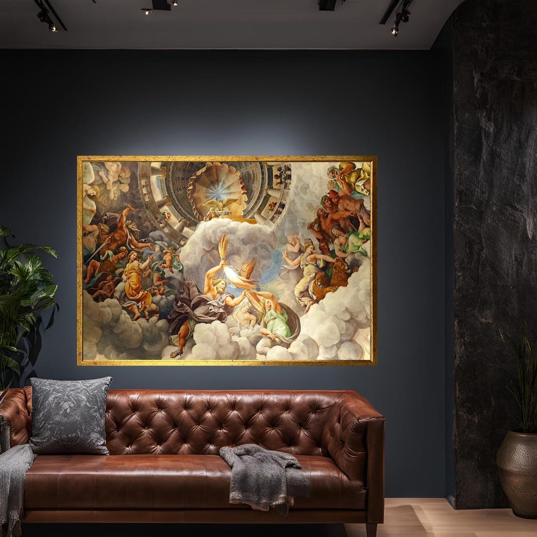 Zeus & Hera , Greek Mythology, Reproduction Art, -modern Canvas Wall ...