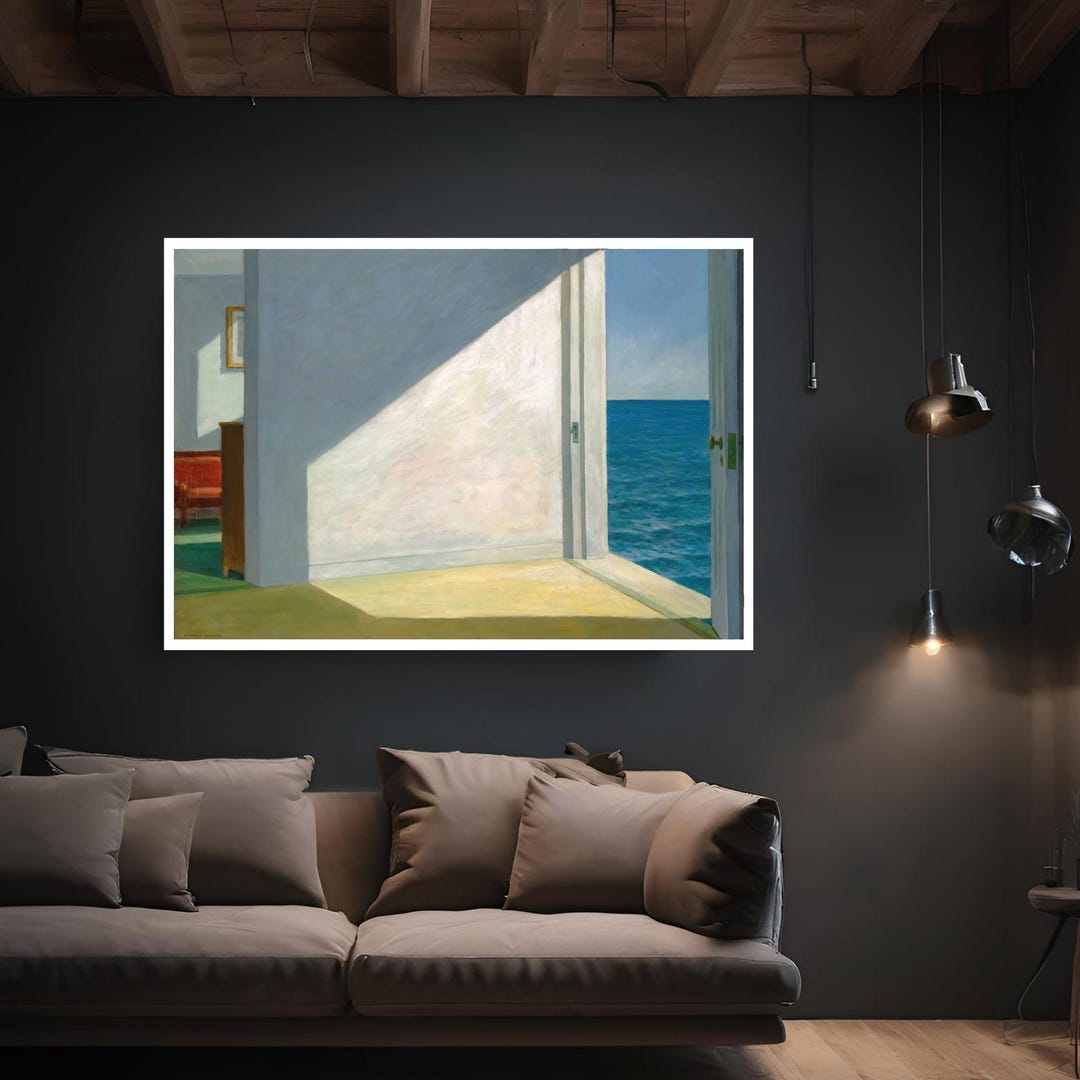Edward Hopper Rooms by the Sea (1951) Canvas Wall Art - Modern Wall Art ...