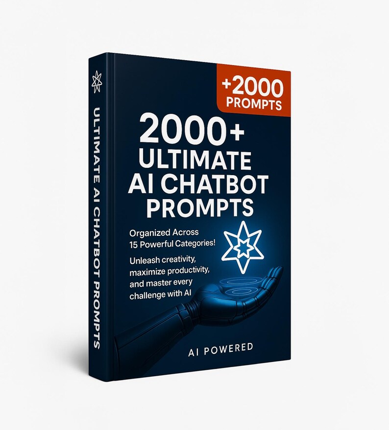 2000+ AI Prompts Bundle | Digital Files Download | Prompt Ebook for All ...