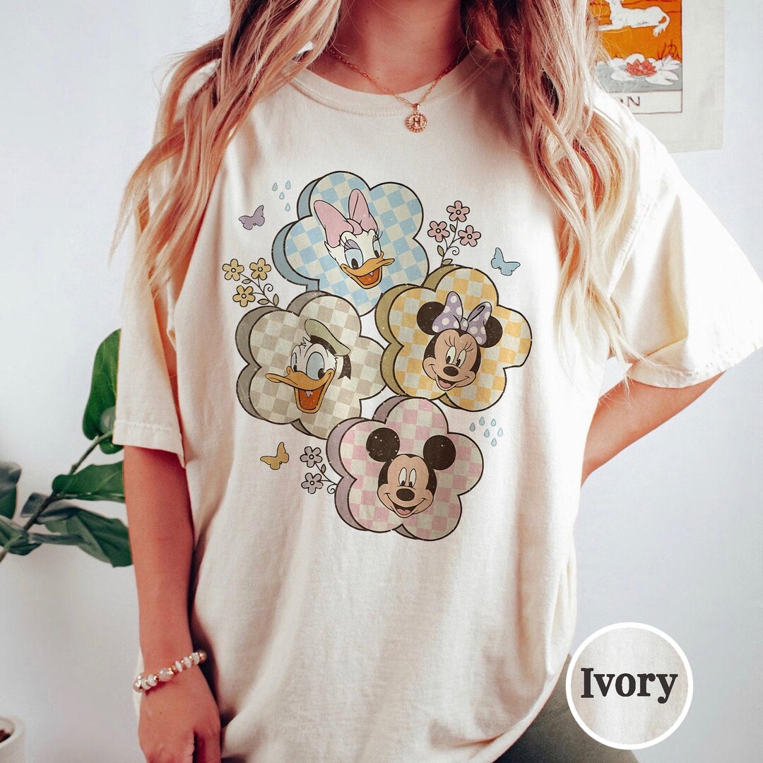 Spring Mouse Friends Comfort Colors Shirt, Mickey Mouse Shirt, Mickey ...