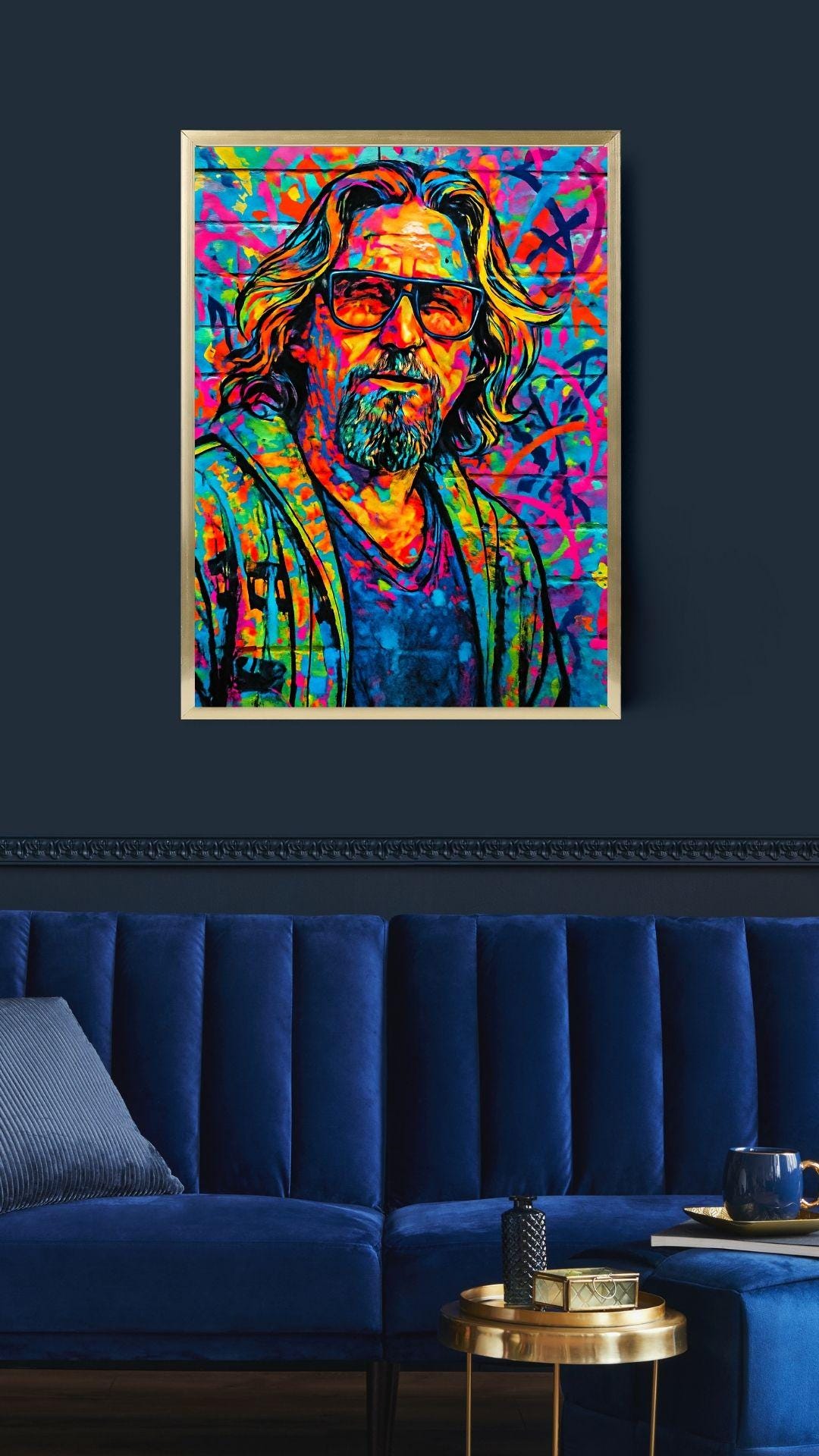 The Dude Big Labowski Graffiti Style - Etsy