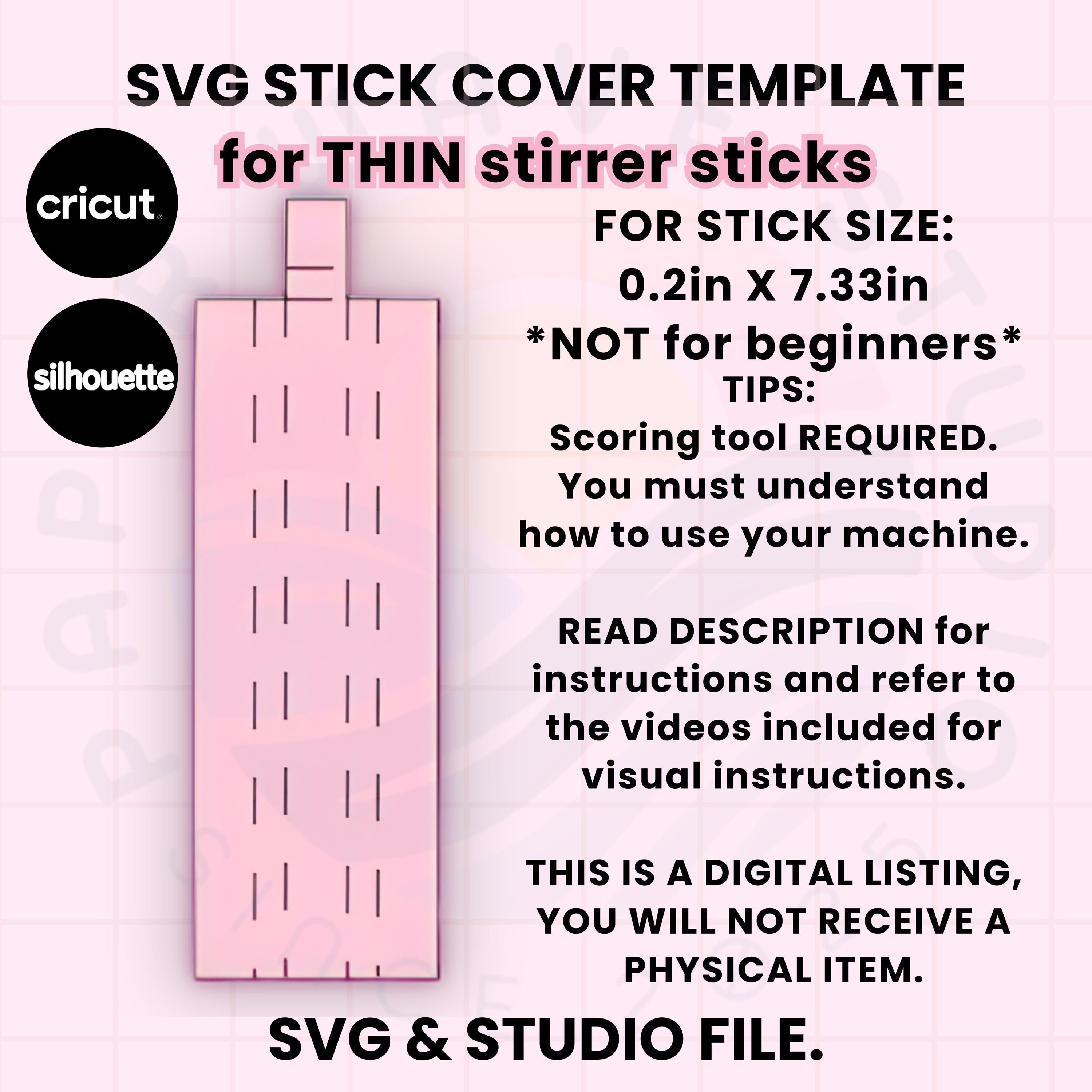 Cake Topper Stick Cover READ DESCRIPTION SVG Template (scoring Tool ...
