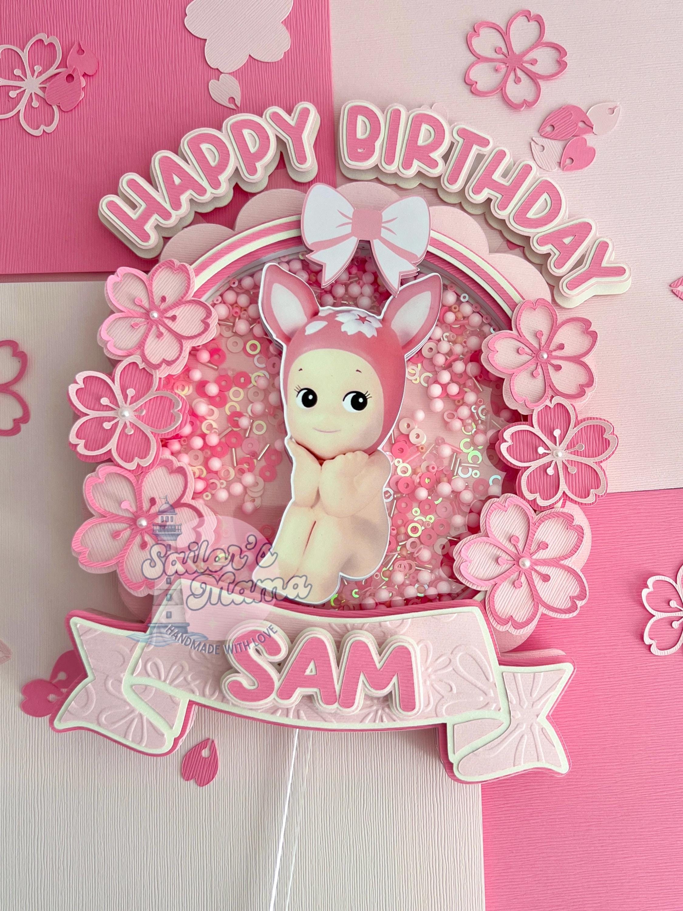 Custom Cake Topper Shaker Sonny Angel Inspired Etsy