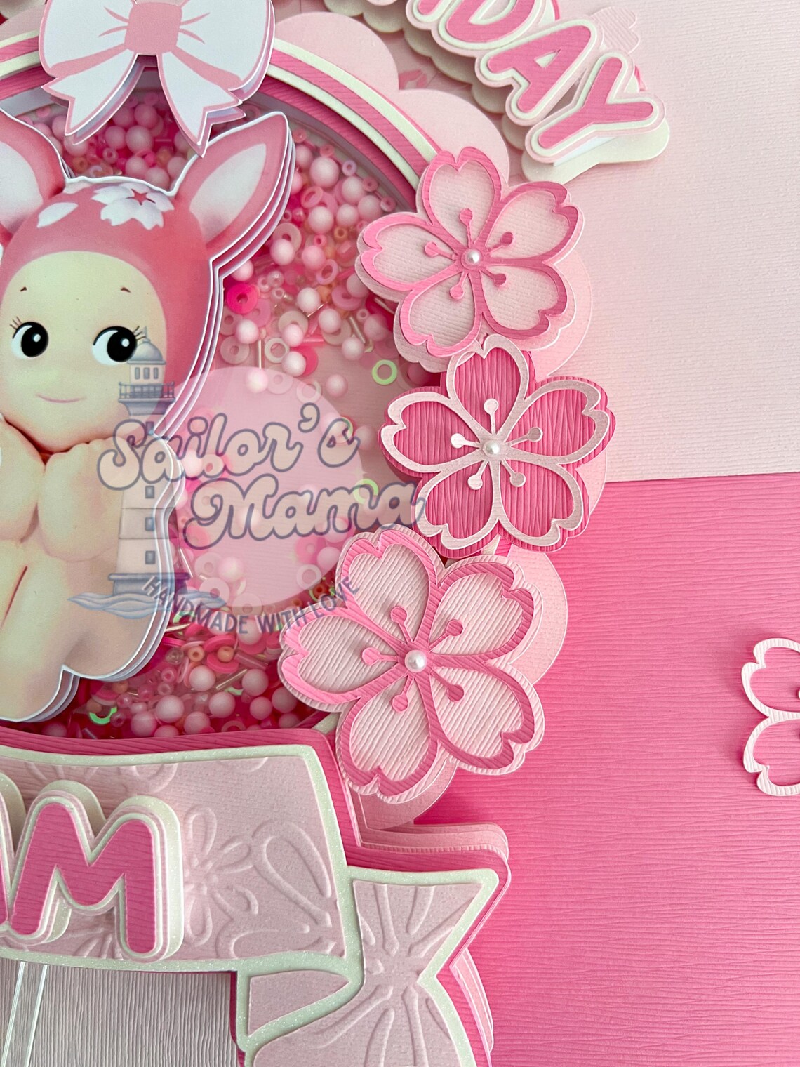 Custom Cake Topper Shaker Sonny Angel Inspired Etsy