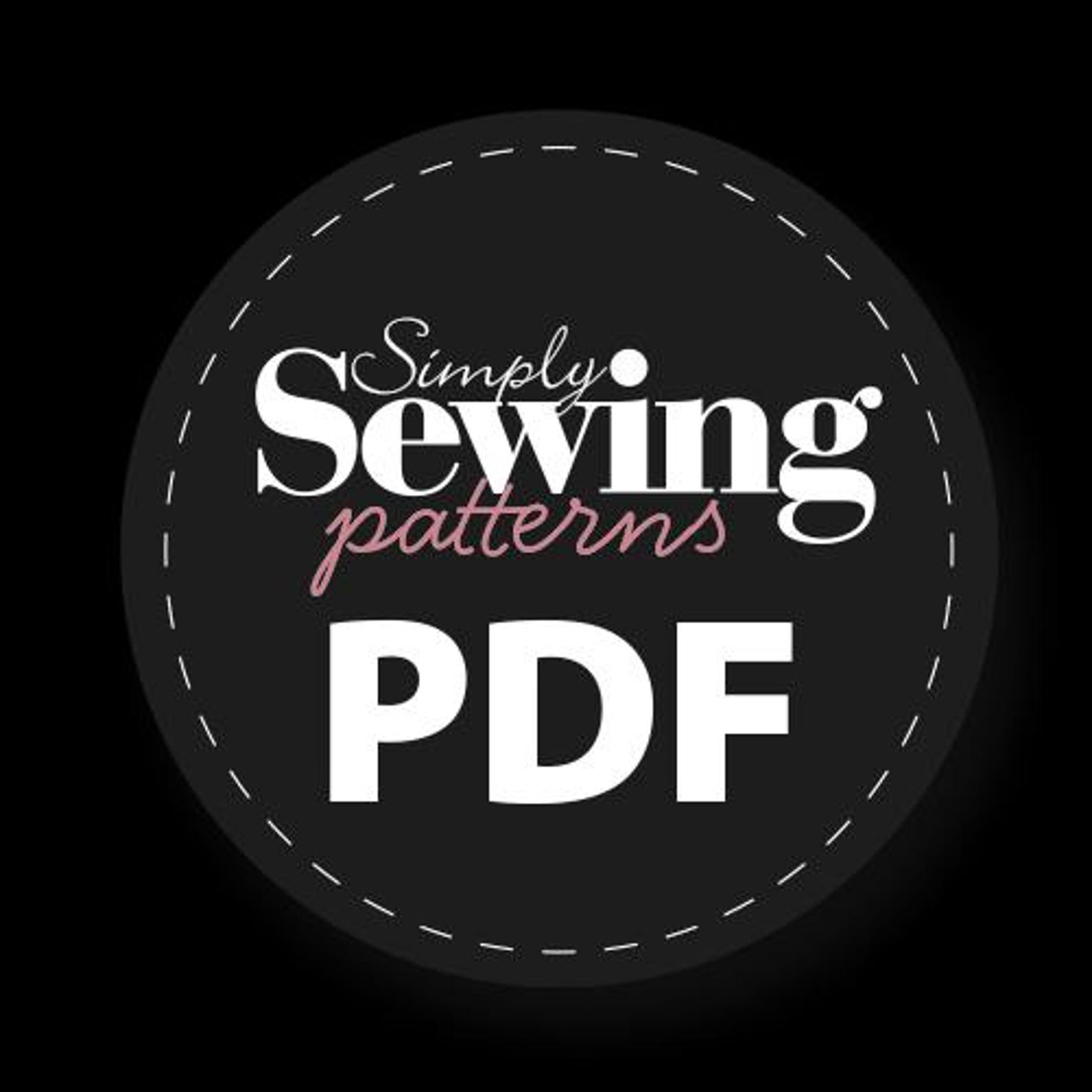 PDF Camille Dress, Boxy Dress, Sewing Pattern, Digital Sewing Pattern ...