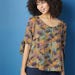 Verna Tie Sleeve Shift Top Sewing Pattern (PDF) - Etsy