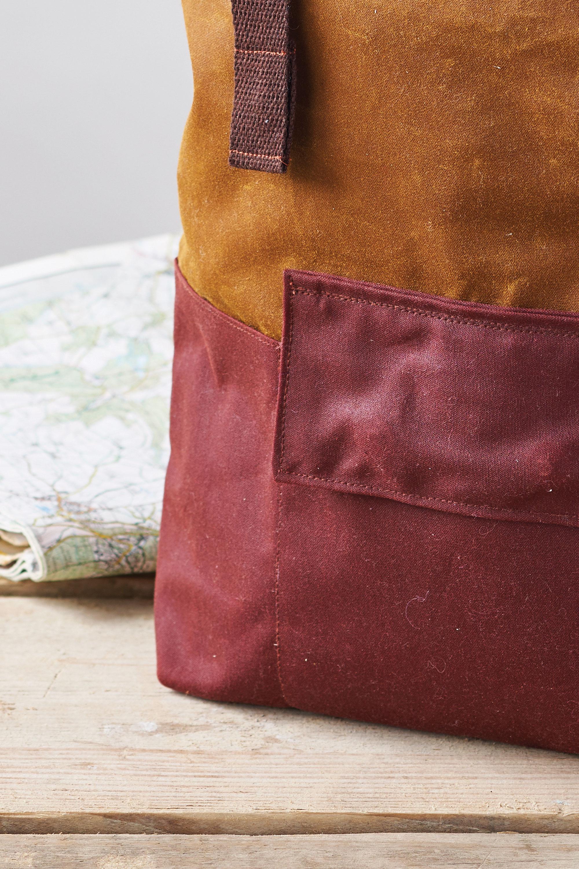 Waxed Canvas Backpack Sewing Pattern: Unisex School Bag (PDF Pattern ...