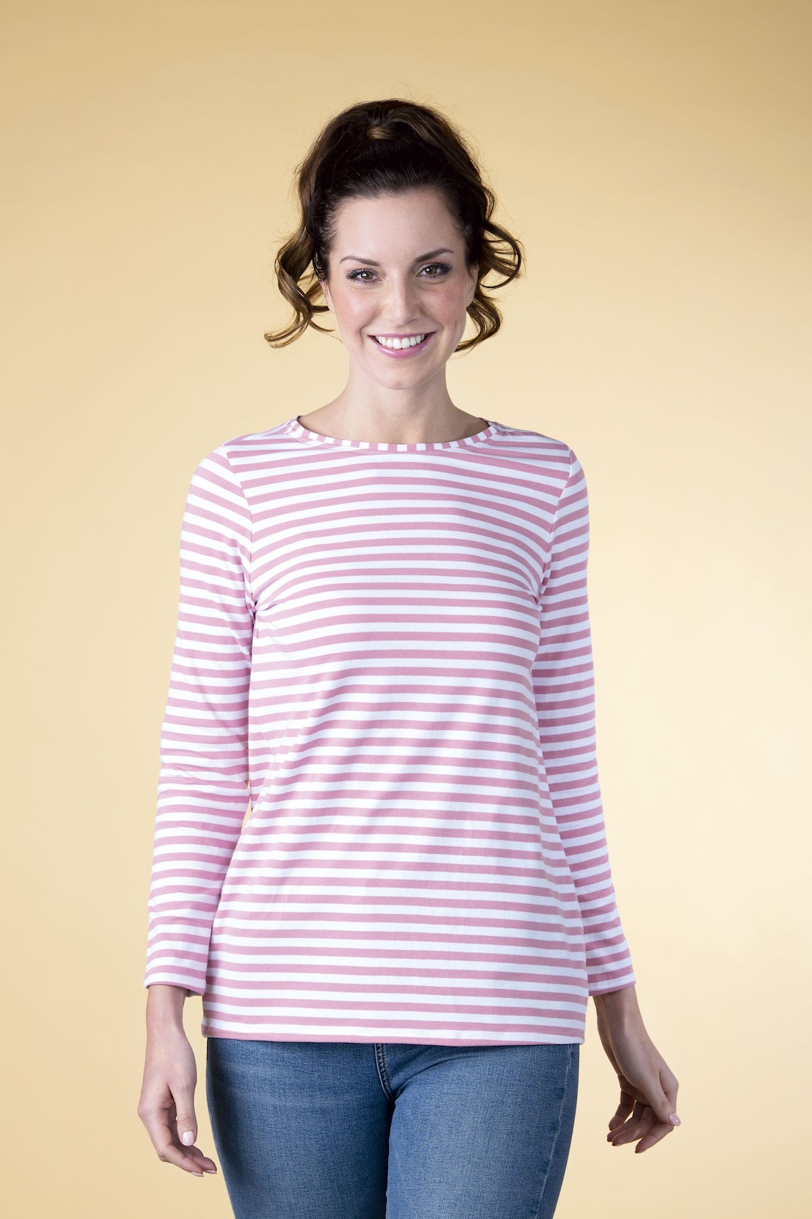 Breton Top PDF Sewing Pattern: Classic Stripe Jersey (sizes 6-20) - Etsy
