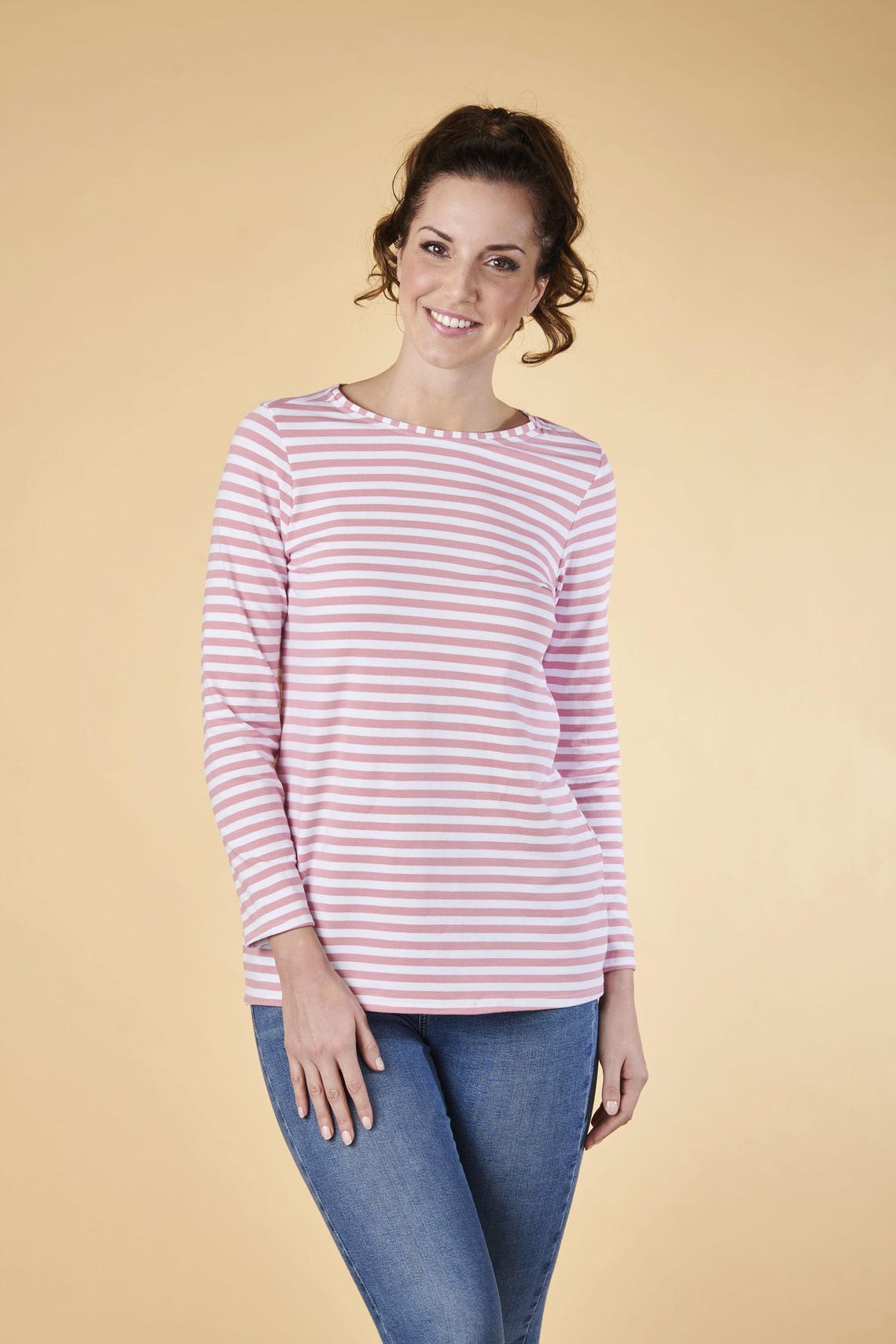 Breton Top PDF Sewing Pattern: Classic Stripe Jersey (sizes 6-20) - Etsy