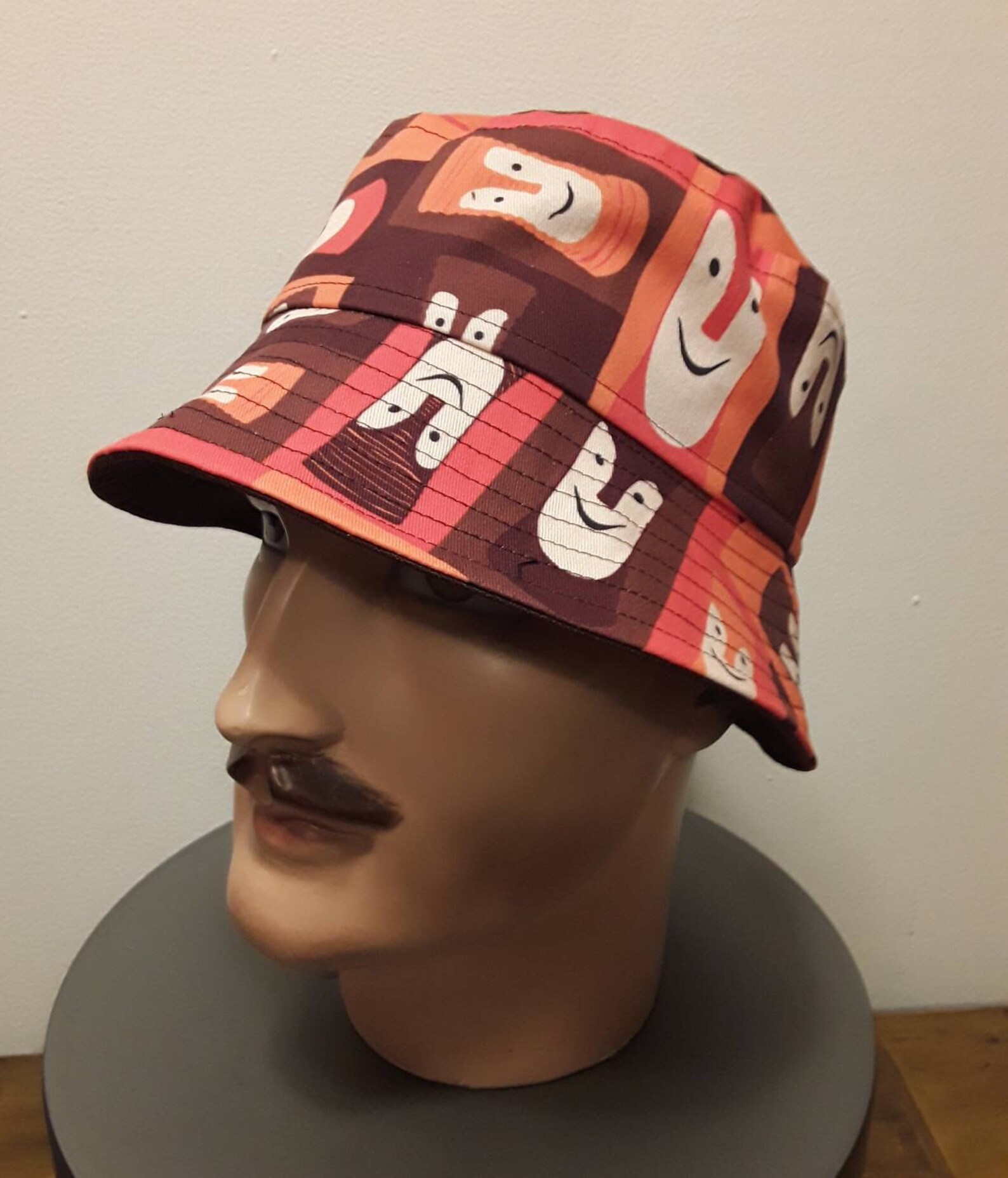 Tiki Bob Bucket Hat. Sun Hat. Travel Hat. Tiki. MCM. Free Shipping in ...
