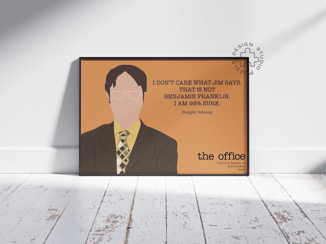 Dwight Schrute | the Office Poster | the Office | TV Series Poster ...