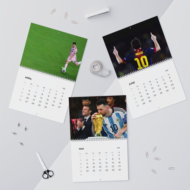 2026 Lionel Messi Wall Calendar | 2026 Wall Calendar | Lionel Messi ...