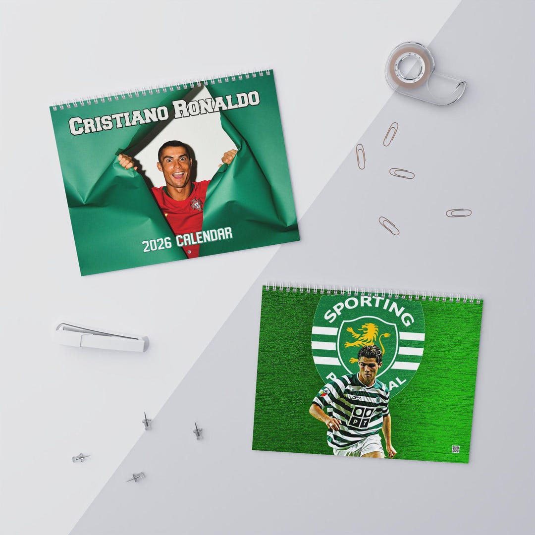 2026 Cristiano Ronaldo Wall Calendar | 2026 Wall Calendar | Cristiano Ronaldo | Football Player ...