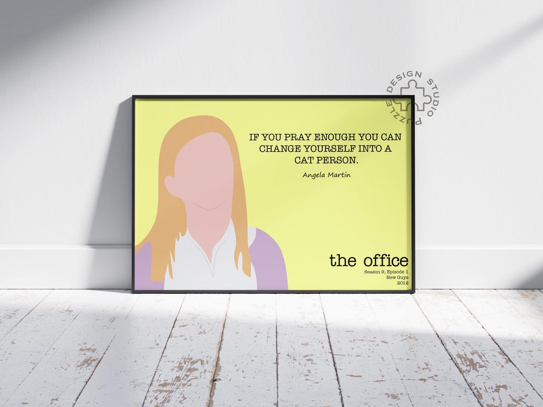Angela Martin the Office Poster the Office TV Series Poster Minimalist ...