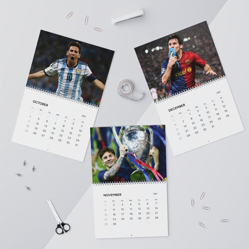2026 Lionel Messi Wall Calendar | 2026 Wall Calendar | Lionel Messi ...
