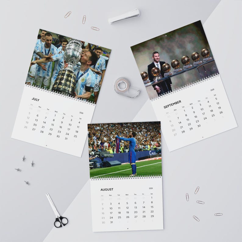 2026 Lionel Messi Wall Calendar | 2026 Wall Calendar | Lionel Messi ...