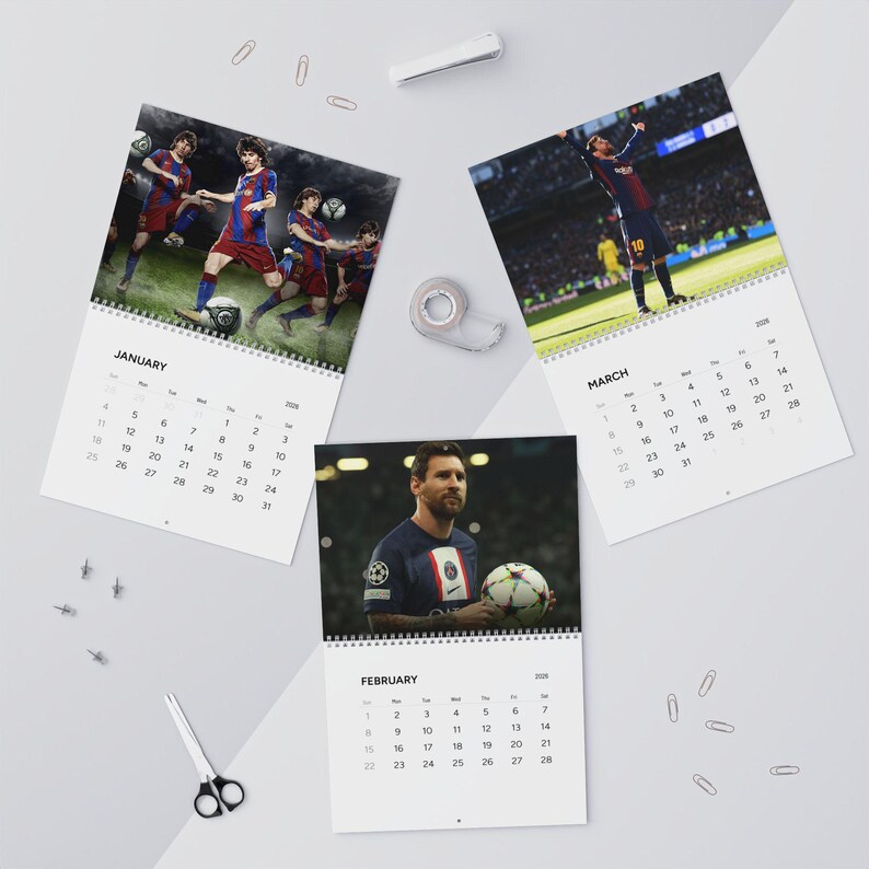 2026 Lionel Messi Wall Calendar | 2026 Wall Calendar | Lionel Messi ...