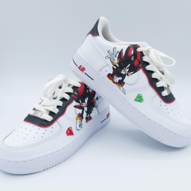 Shadow the Hedgehog Air Shoes - Etsy