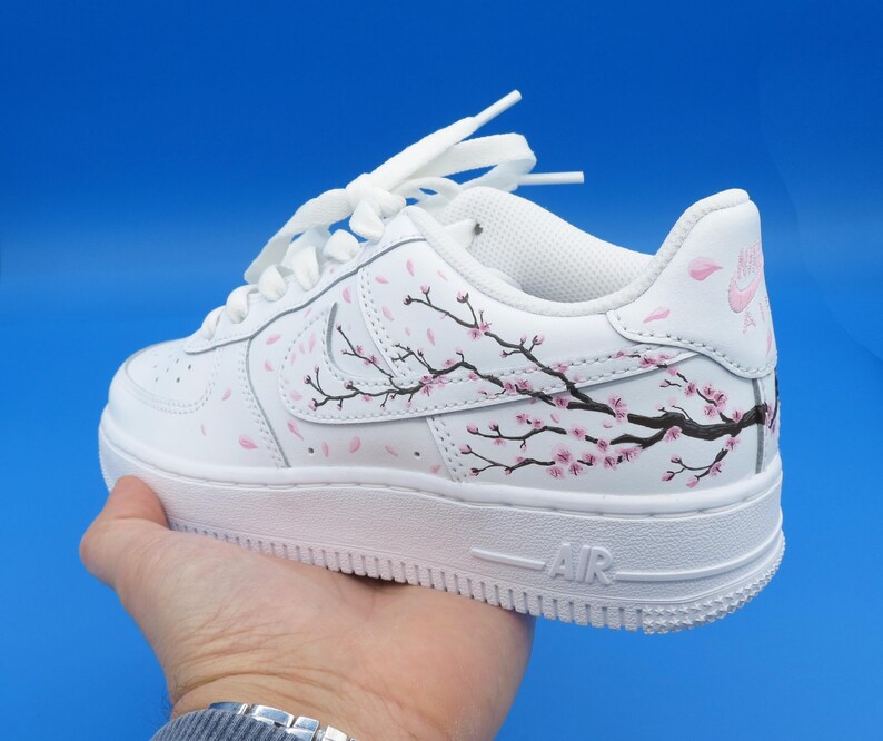Nike Air Force 1 Kids/girls/adults Custom PEACH BLOSSOMS - Etsy