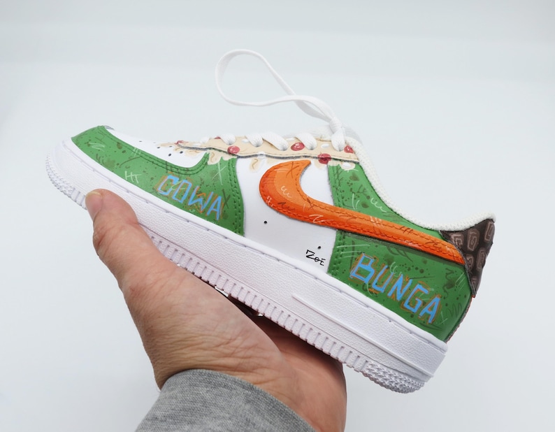 Nike Air Force 1 Kids/boys Personalized NINJA TURTLES (write in the ...