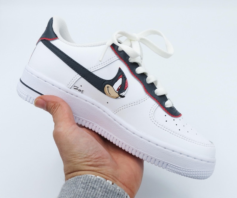 Nike Air Force 1 Kids/boys SHADOW (SONIC) Custom - Etsy