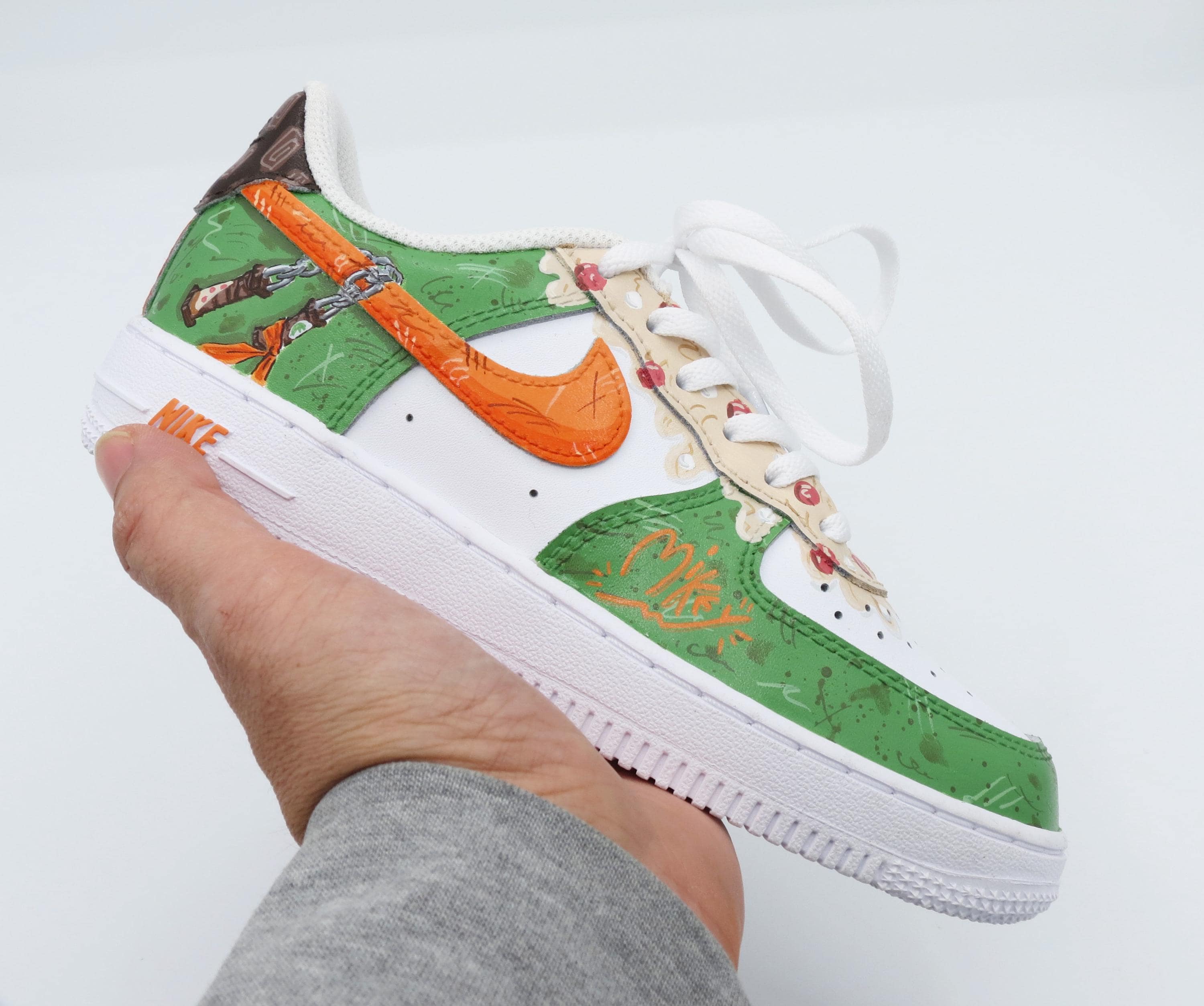 Nike Air Force 1 Kids/boys Personalized NINJA TURTLES (write in the ...