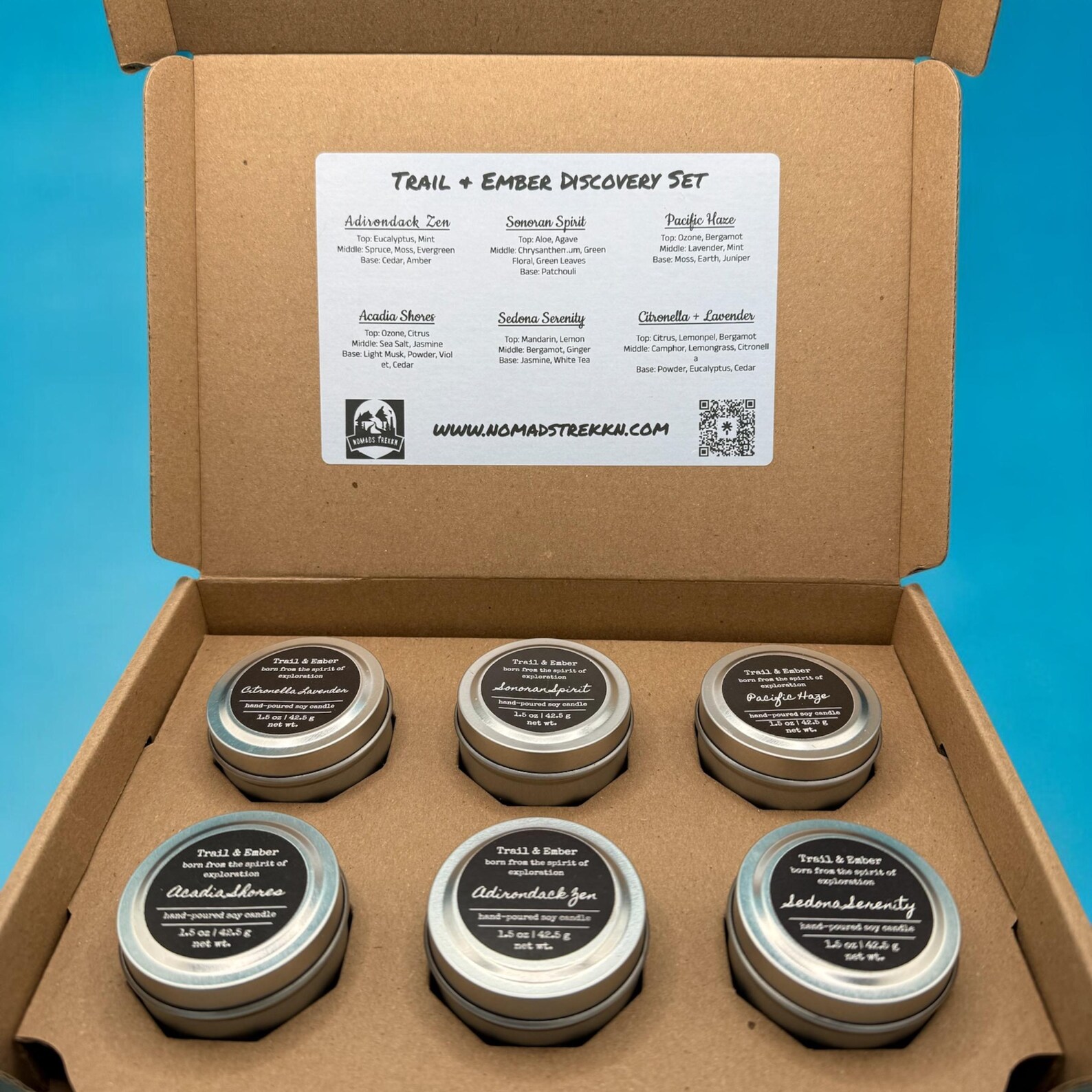 Trail & Ember Discovery Set - 6-candle Sampler Pack - Etsy