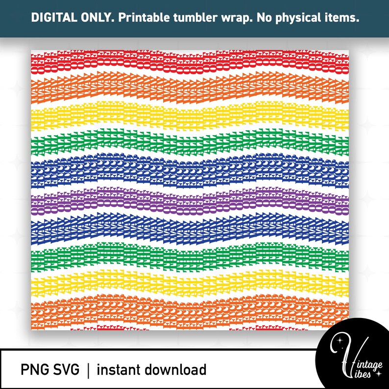 Hidden Swear Tumbler Wrap F*ck All the Way off Design Rainbow 20oz ...