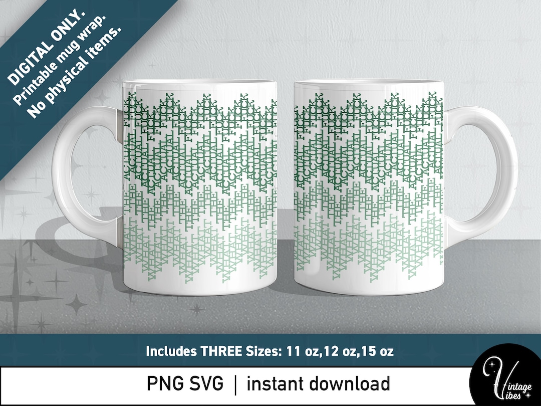 Hidden Message Mug Wrap Bundle – “what the Actual F*ck” 11oz, 12oz ...