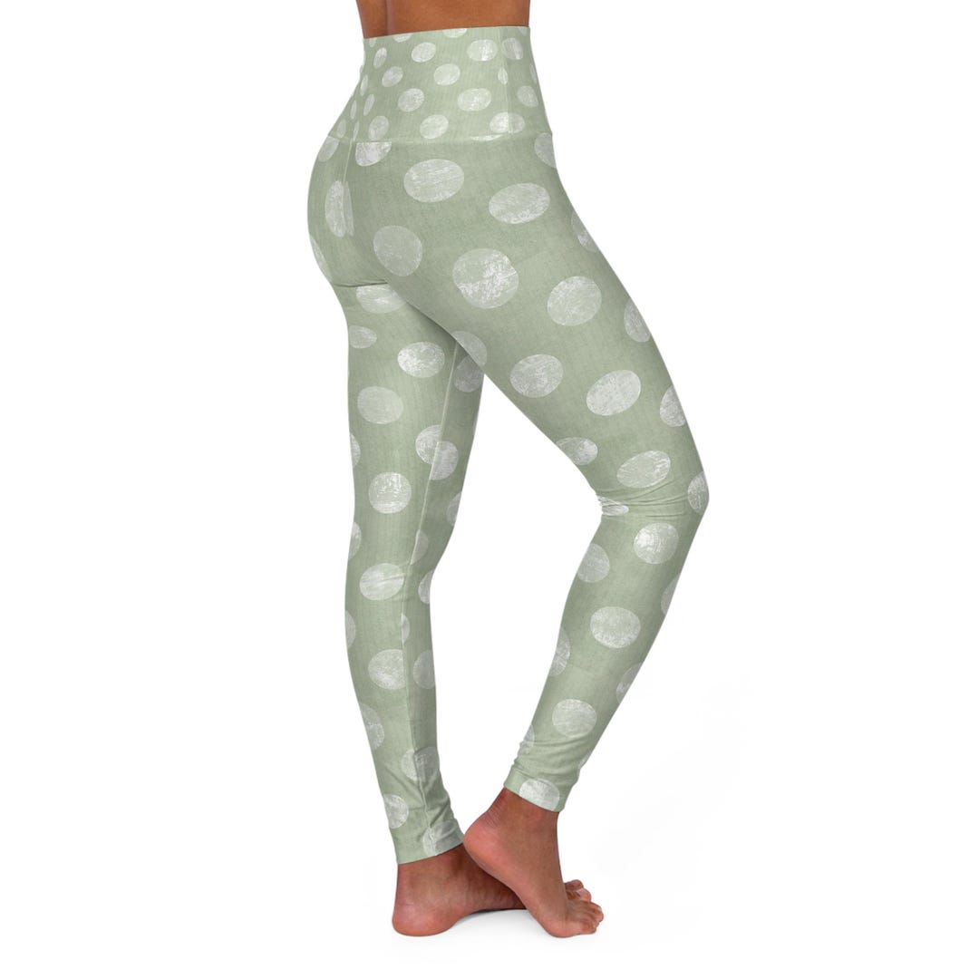 Christmas Color Palette High Waisted Yoga Leggings - Festive Holiday ...
