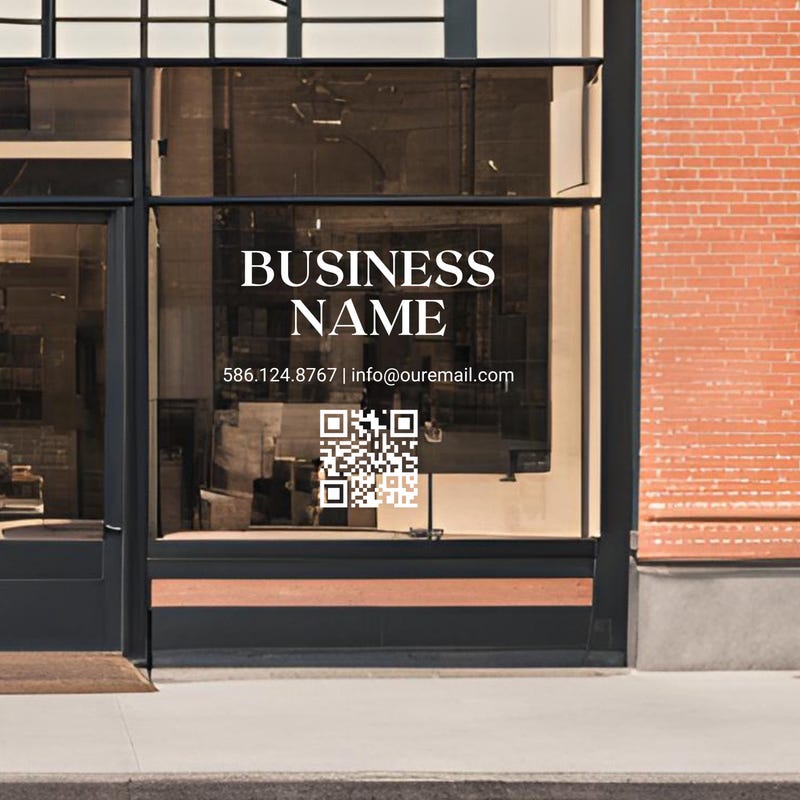 Storefront Window Decals - Etsy