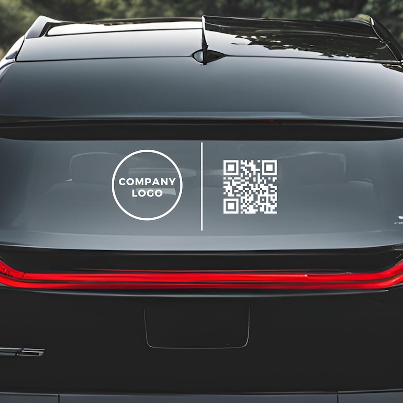 Customizable Car Window Decal | Your Company Name or Logo - Truck ...