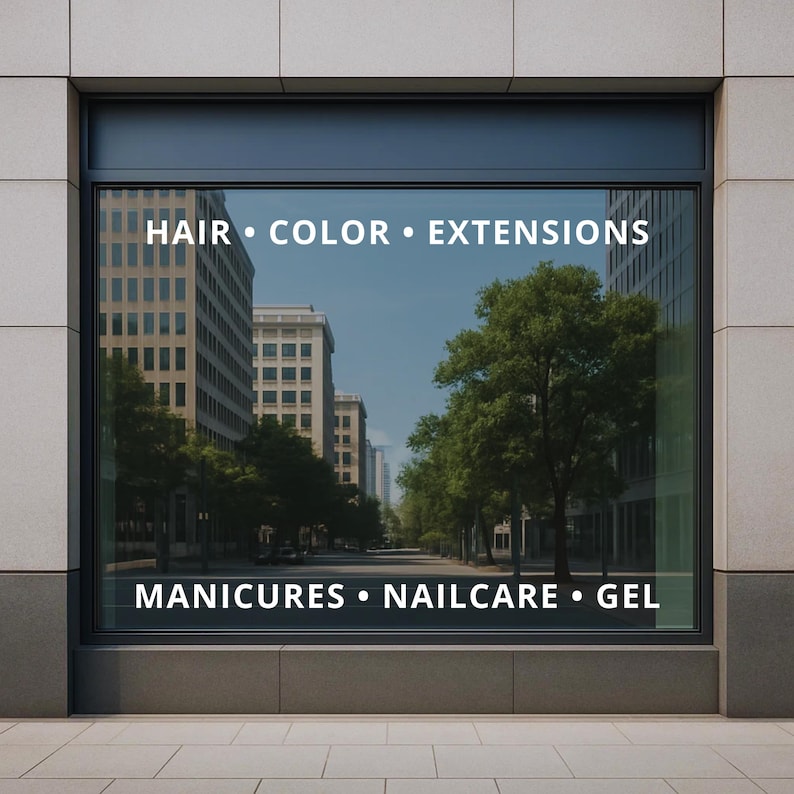 Window Decals | Storefront Stickers - Window or Door Large Vinyl ...