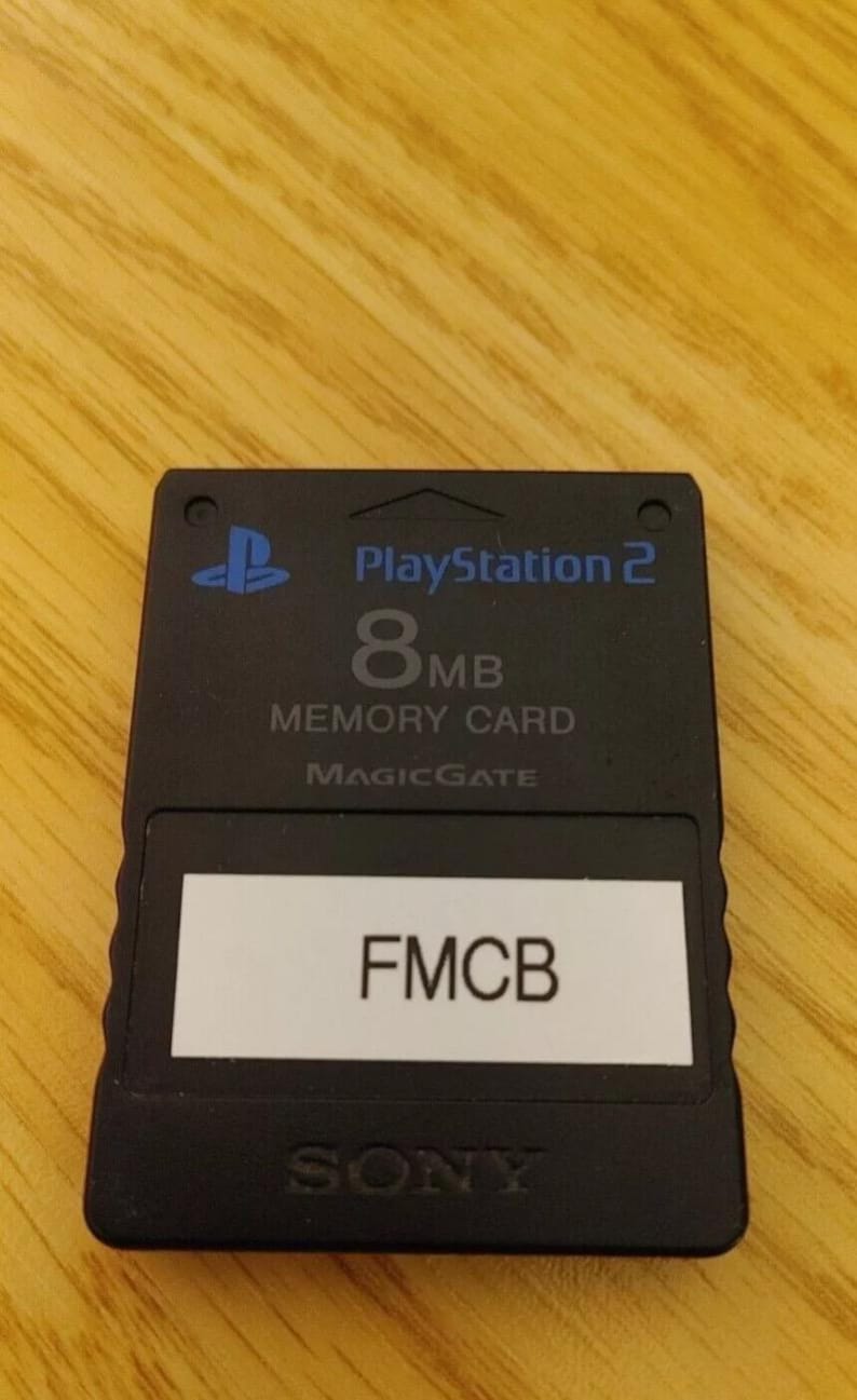 FMCB Sony Memory Card 8MB Loaded Free MC Boot PS2 Playstation 2 - Etsy