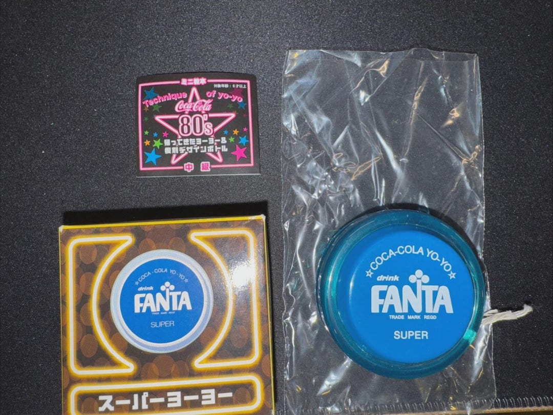 Coca Cola FANTA "the Return of the Yo-yo 80's" Reprinted Design - Etsy