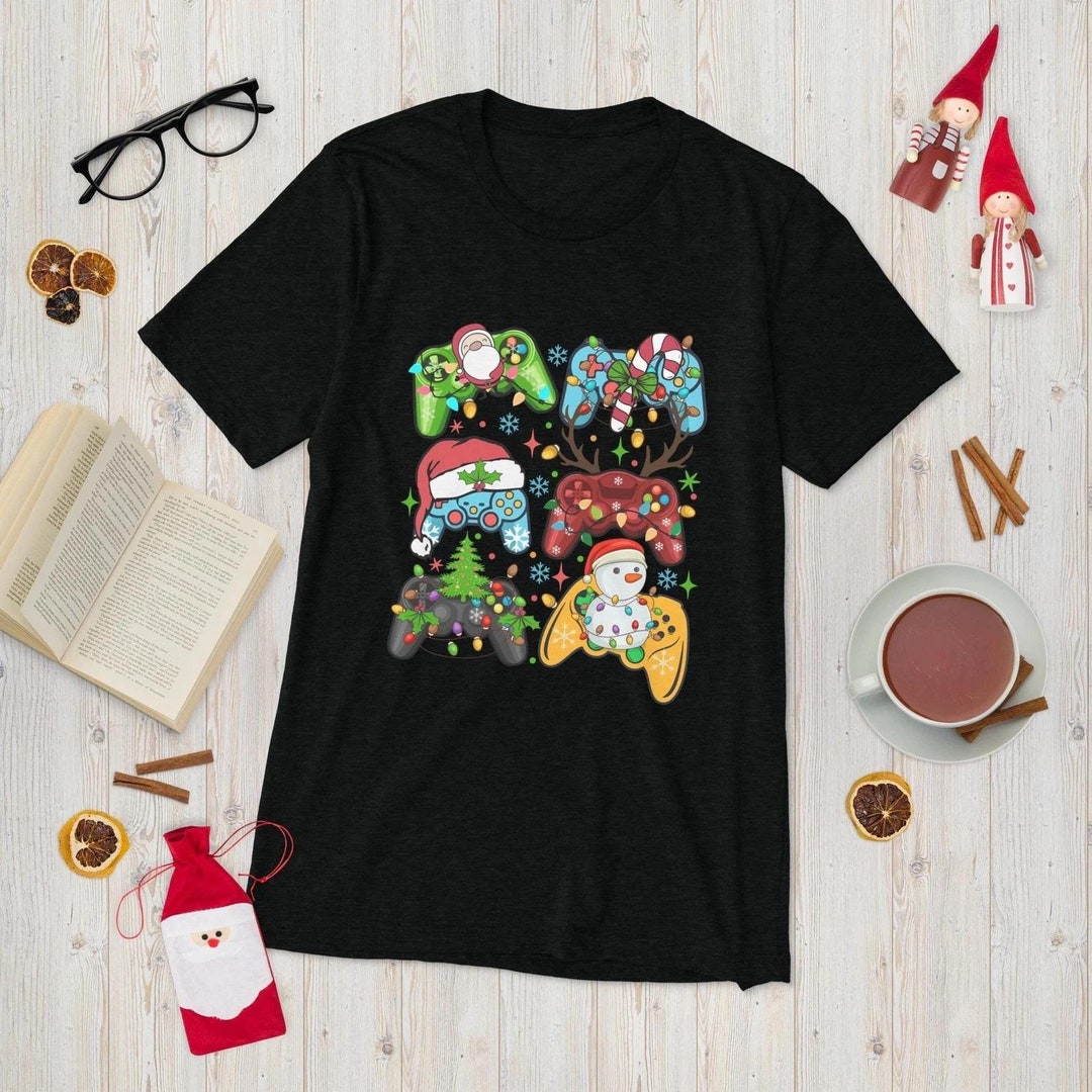 Ugliest Christmas Shirt, Gaming Christmas Tee, Retro Gaming, Gaming ...
