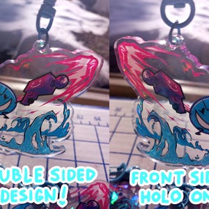 BFDI TPOT Teardrop HOLO Keychain - Etsy