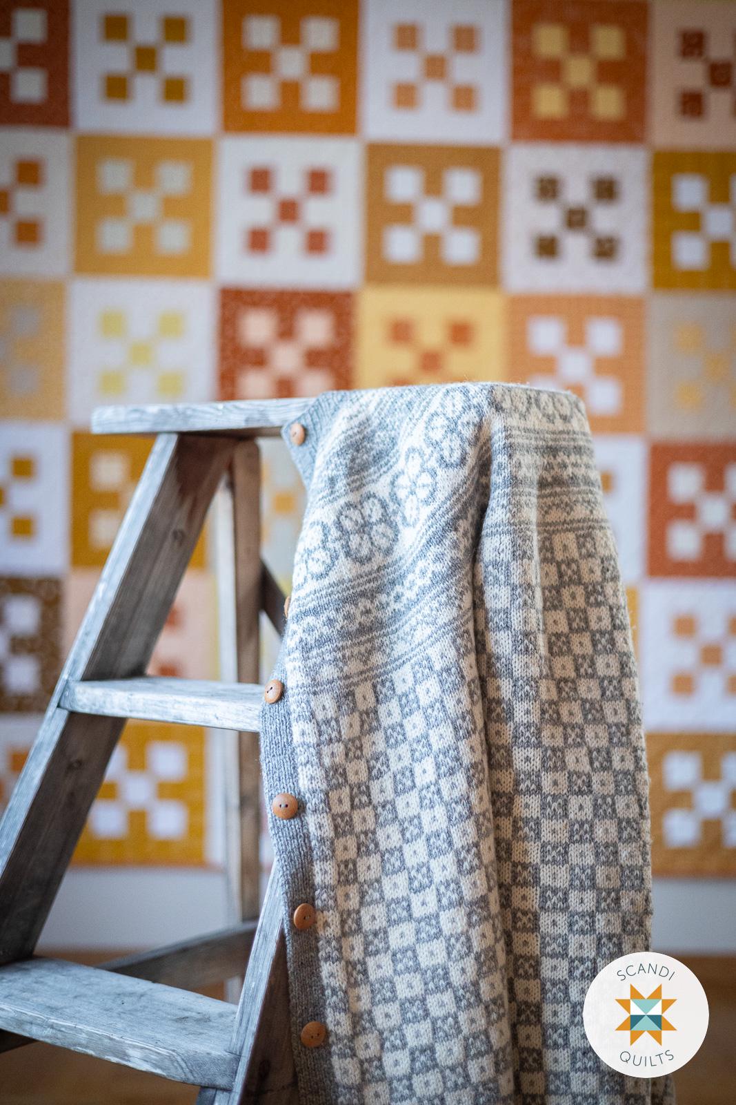 Old Cabin Scandinavian Quilt Pattern - Etsy