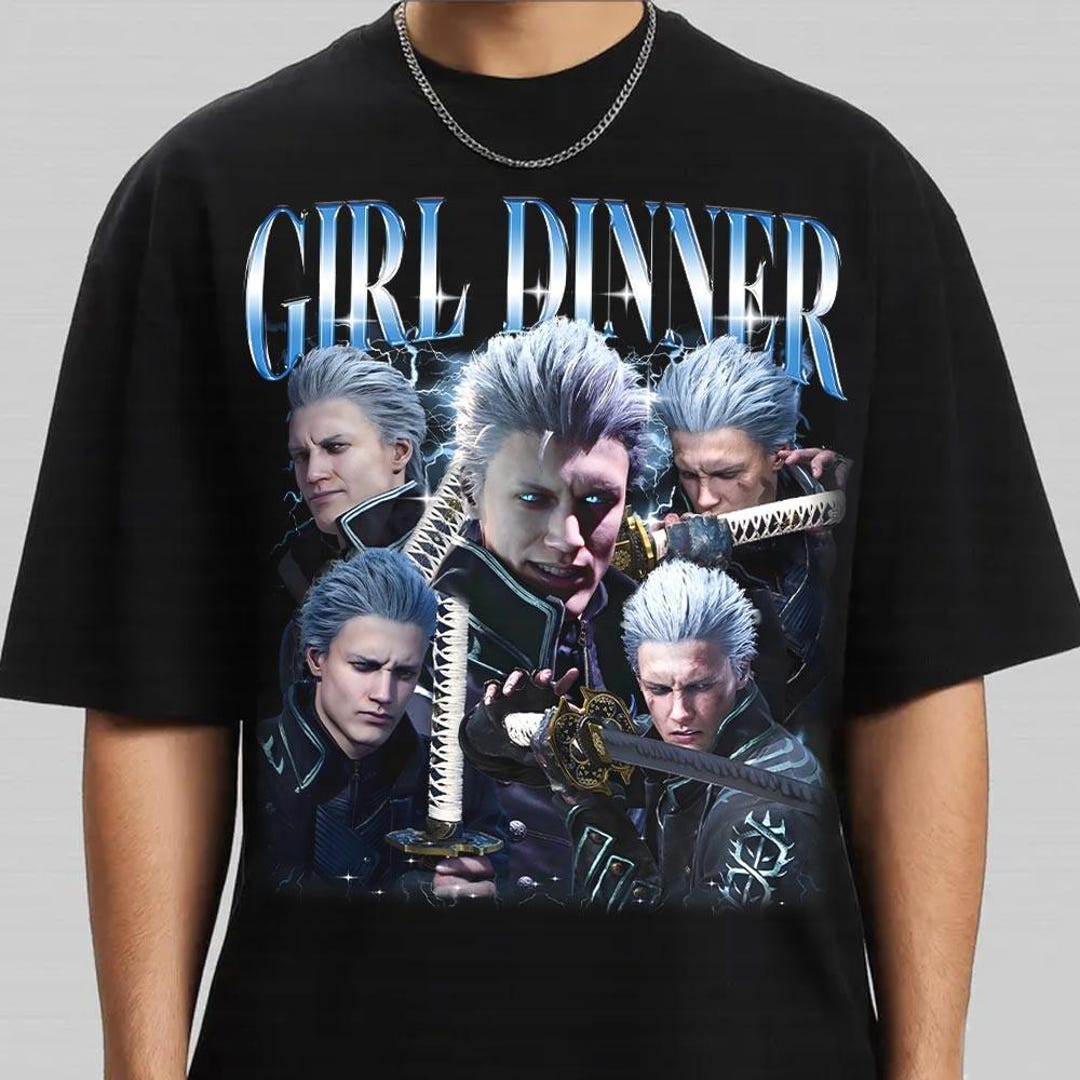 Limited Dante Devil May Cry Retro Shirt, Dante T-shirt, Birthday Gifts ...