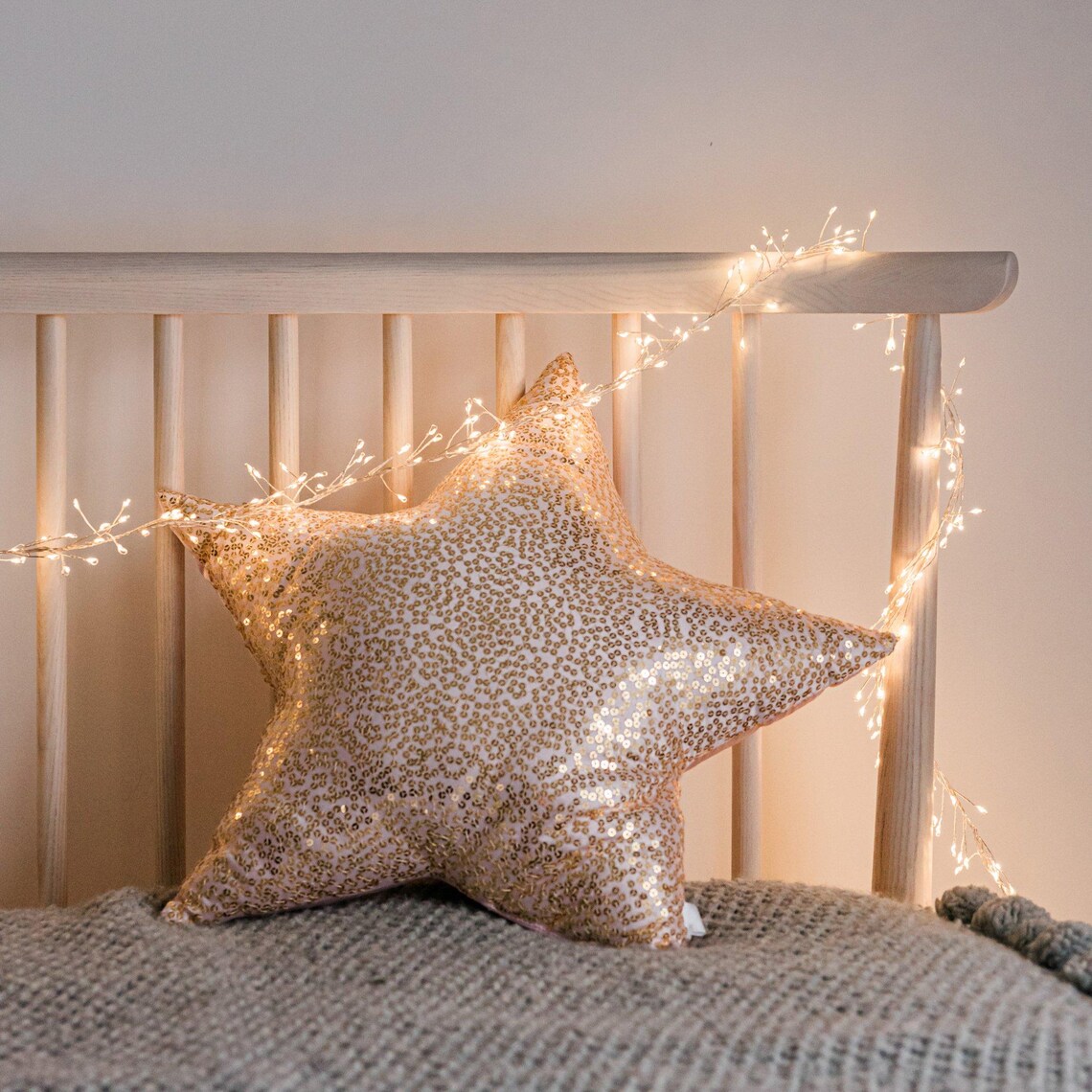 Silver Cluster Fairy Lights | Home Decor Garland String Lights - Etsy