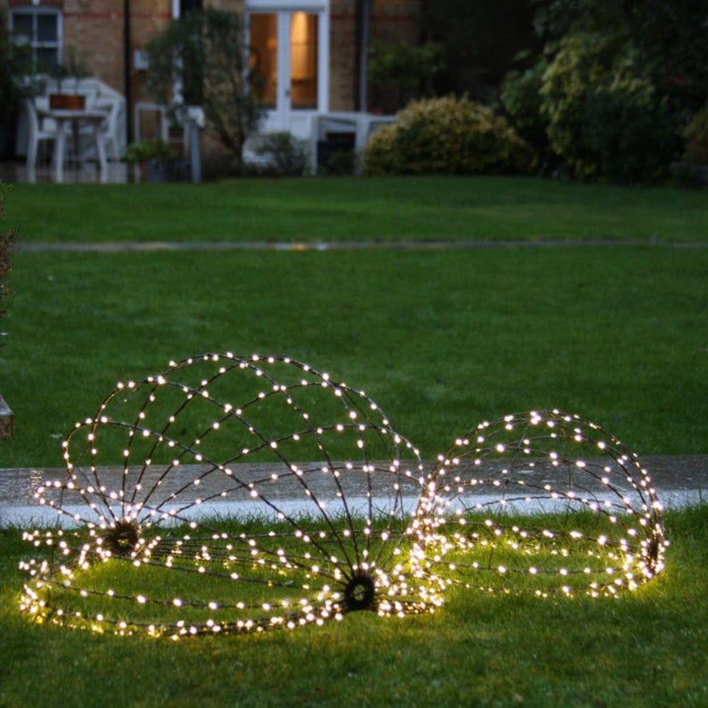 Indoor and Outdoor Sphere Light | Garden Lights | Battery, Solar ...