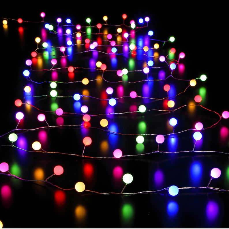 Pastel Berry Lights - Etsy