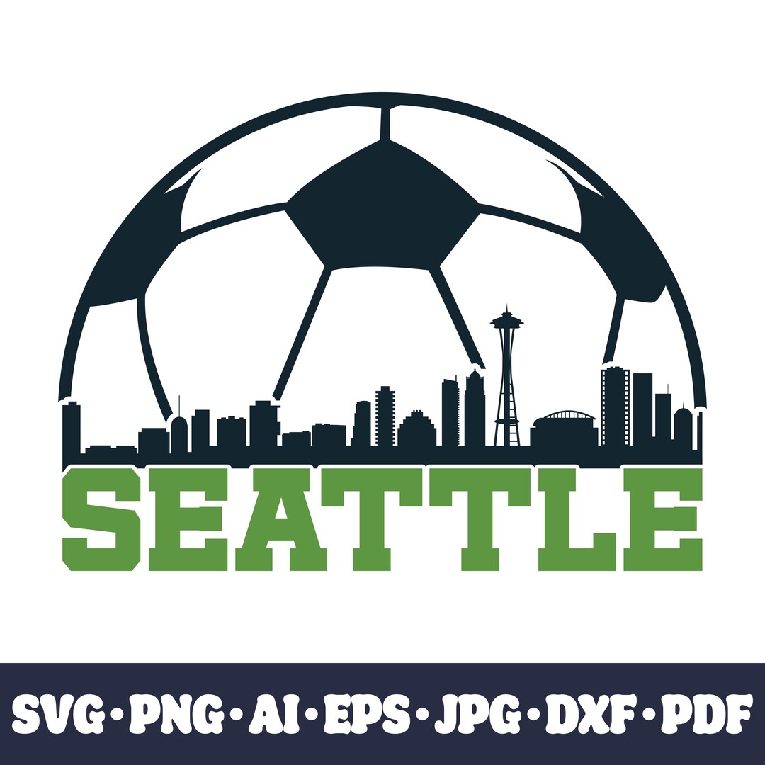 Seattle Soccer Team SVG Cricut Cut File. City PNG Clipart. Silhouette ...