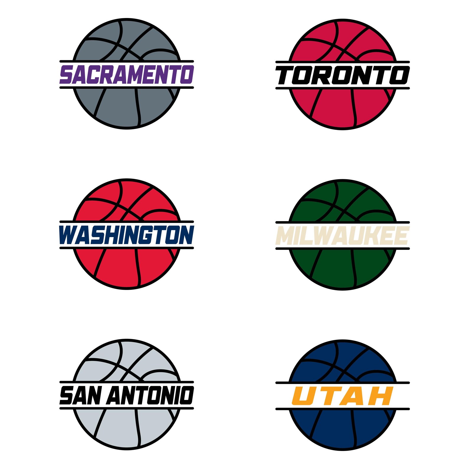 Basketball Gameday Bundle. SVG Cricut Cut Files. Sport Teams ...