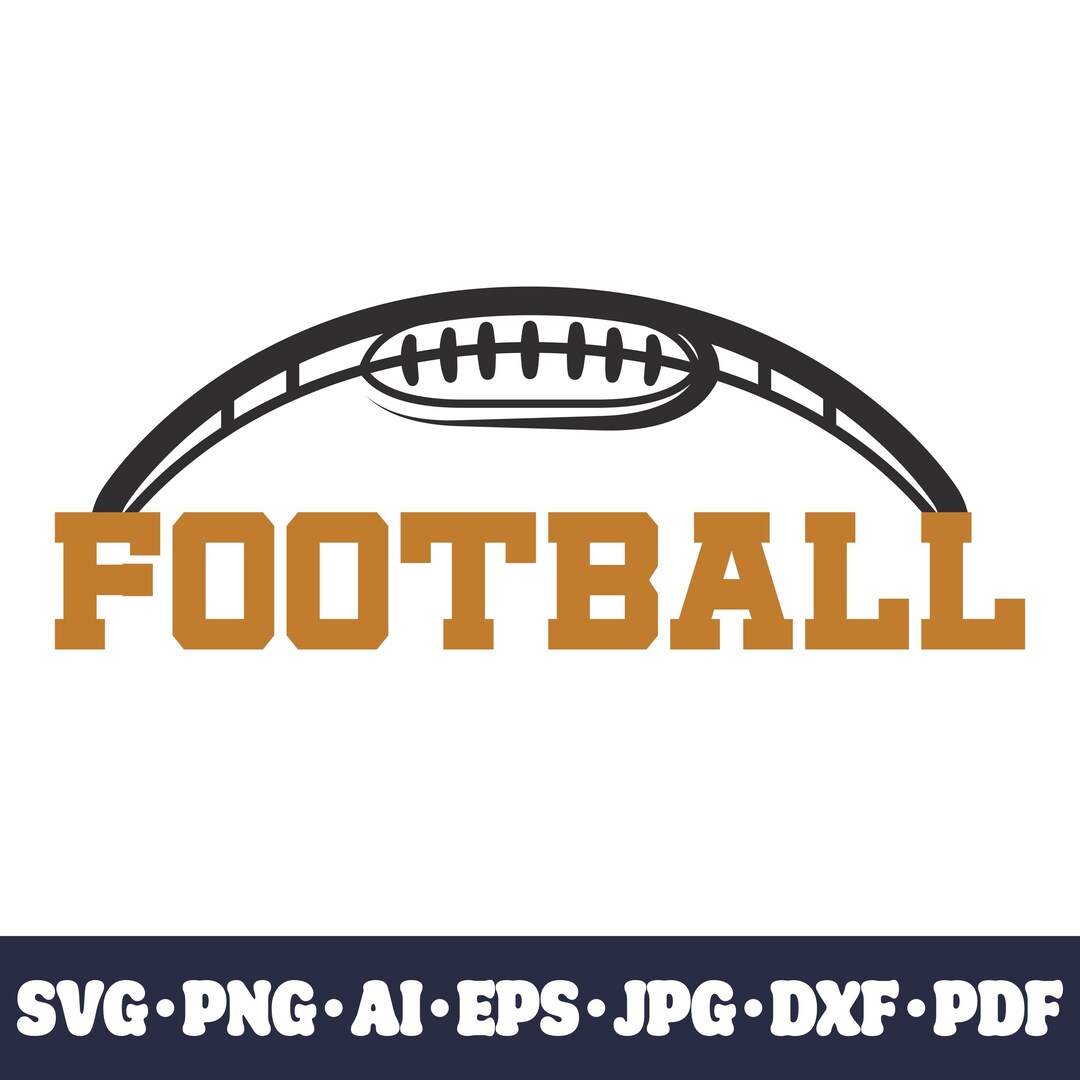 Football SVG Cricut Cut File. Love Team PNG Clipart. Vinyl Silhouette ...