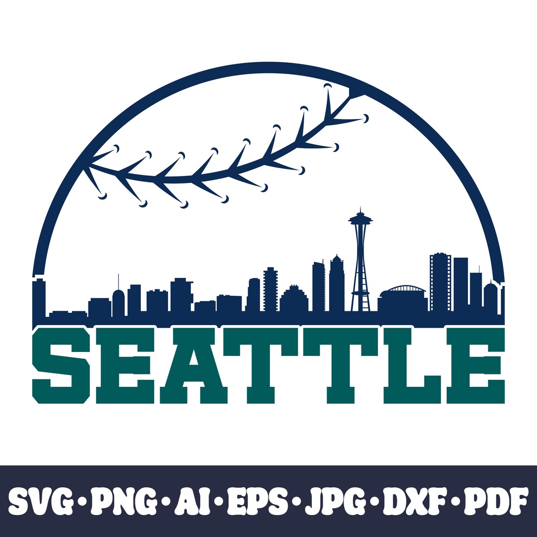 Seattle Baseball Team SVG Cricut Cut File. City PNG Clipart. Silhouette ...