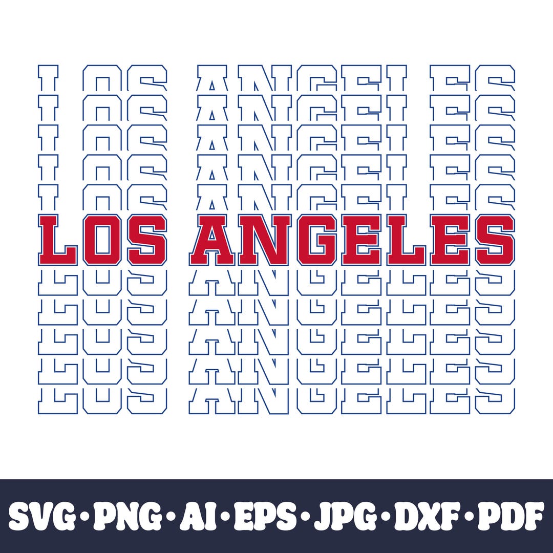 Los Angeles Basketball Team SVG Cricut Cut File. City PNG Clipart ...